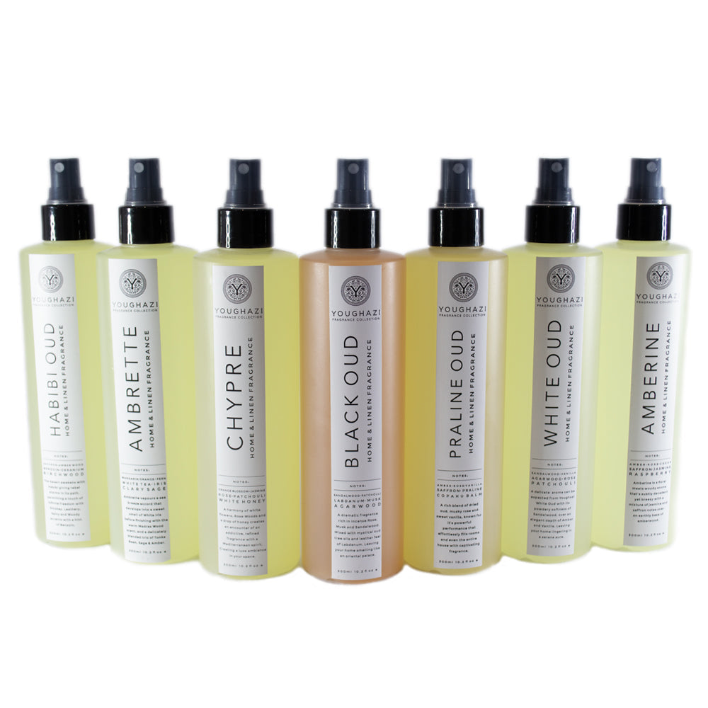 Home & Linen Fragrances – Youghazi Fragrance Collection